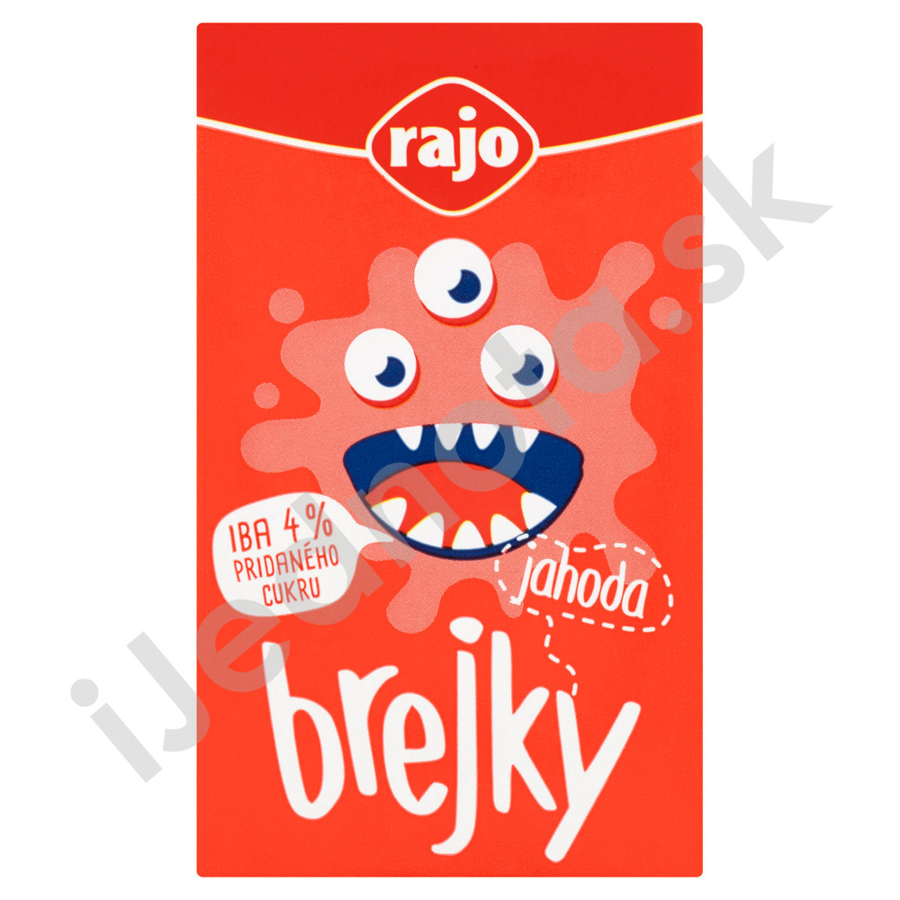 Rajo Brejky Jahoda 250 ml | COOP Jednota LC Sever - veľkoobchod