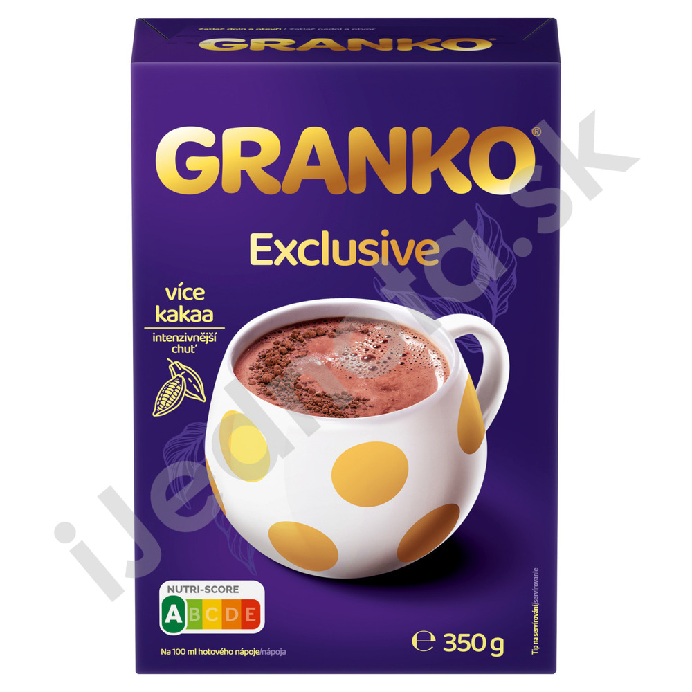 GRANKO Exclusive instantný čokoládový nápoj s 30 % kakaa 350 g | COOP ...
