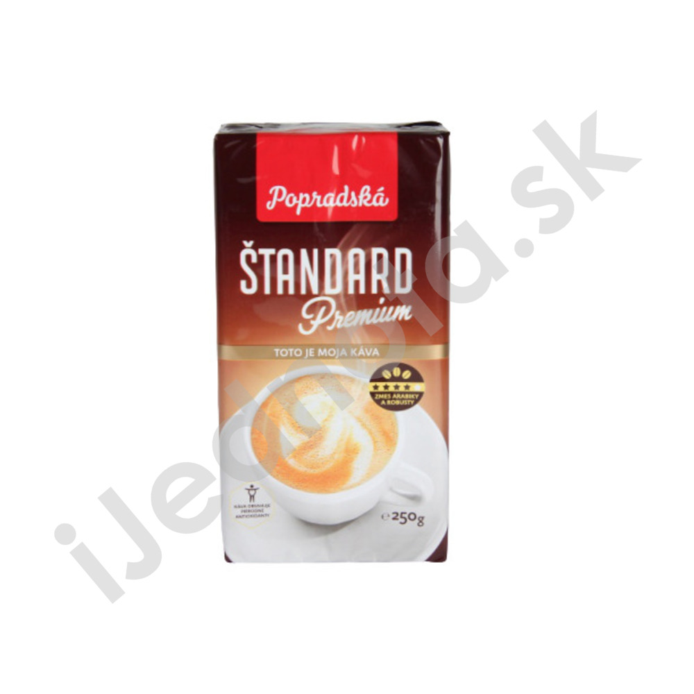 Káva Štandard Premium 250 g | COOP Jednota LC Sever - veľkoobchod