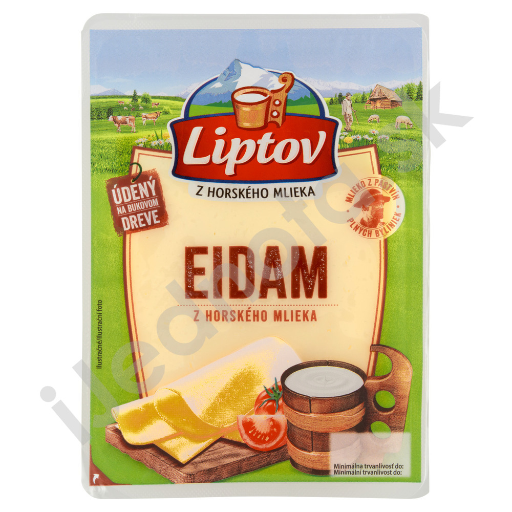 Liptov Eidam - porciované plátky údené 100 g | COOP Jednota LC Sever ...