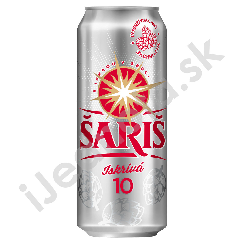 Šariš Iskrivá 10 pivo výčapné svetlé 500 ml | Tempo Liptovský Mikuláš