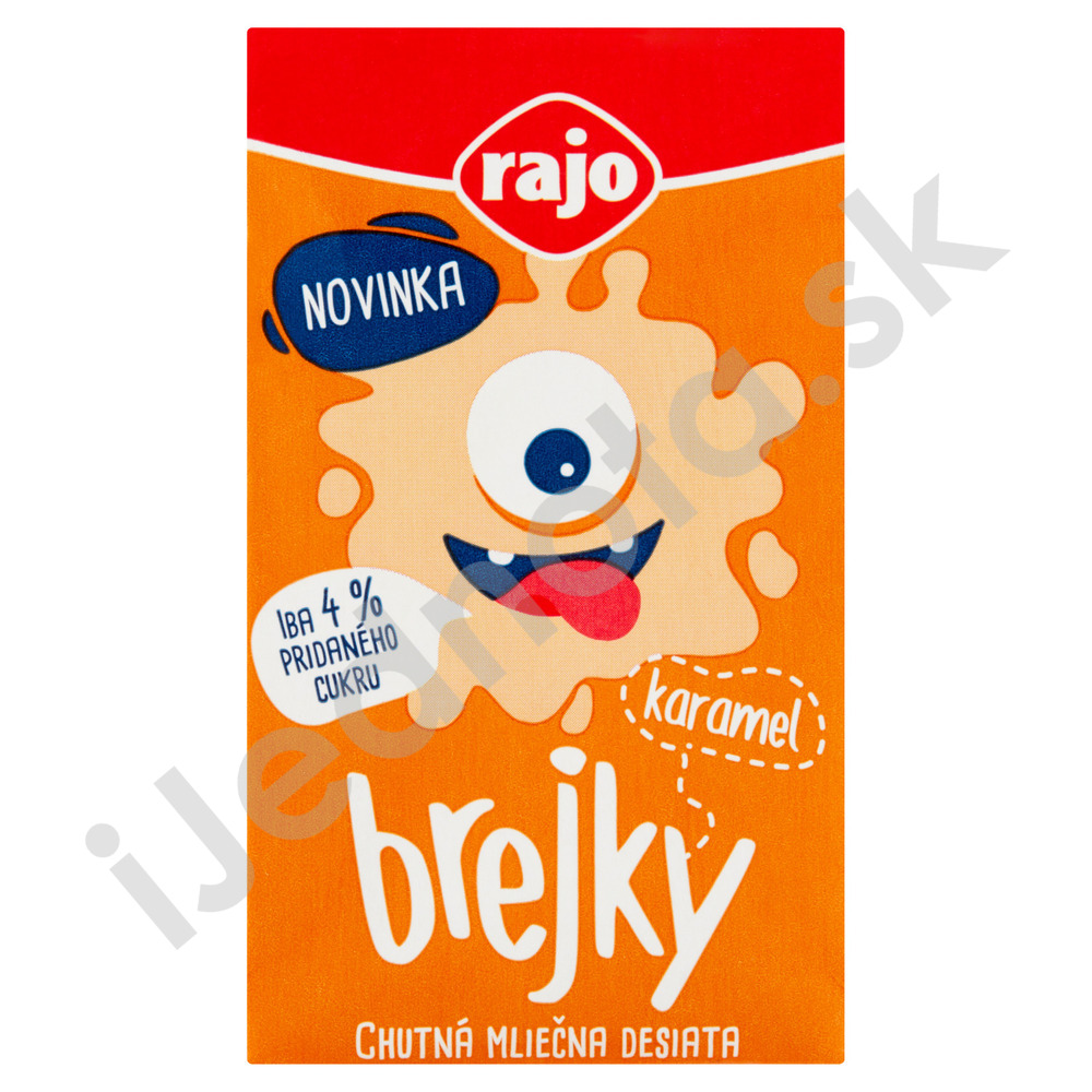 Rajo Brejky Karamel 250 ml | COOP Jednota LC Sever - veľkoobchod