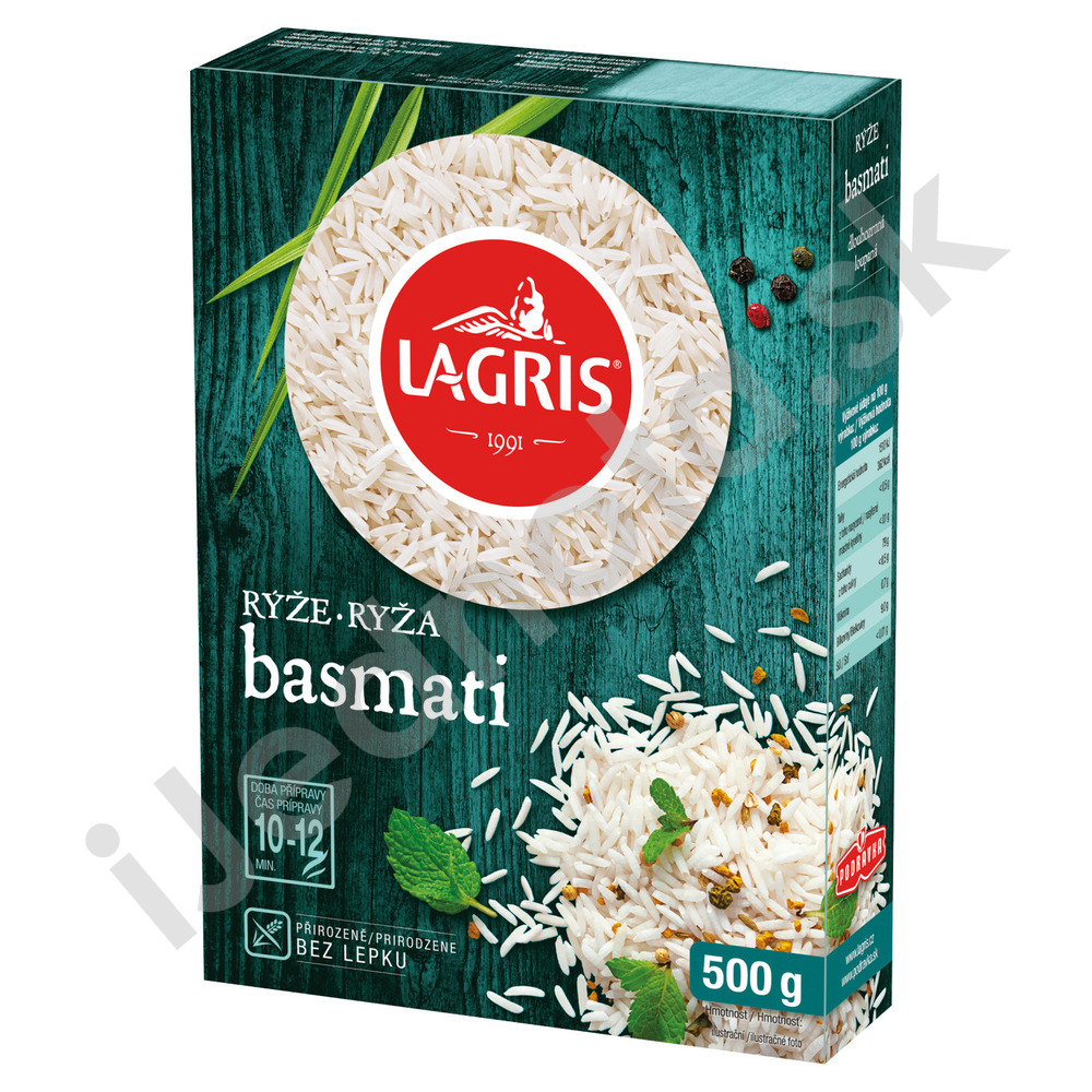 Lagris Ryža basmati 500 g | COOP Jednota LC Sever - veľkoobchod