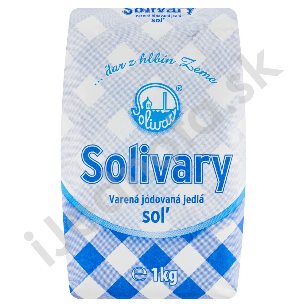 Solivary Varená jódovaná jedlá soľ 1 kg | COOP Jednota LC Sever ...