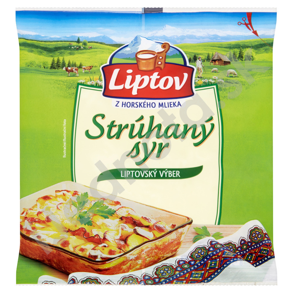Strúhaný syr Liptov 120 g | COOP Jednota LC Sever - veľkoobchod