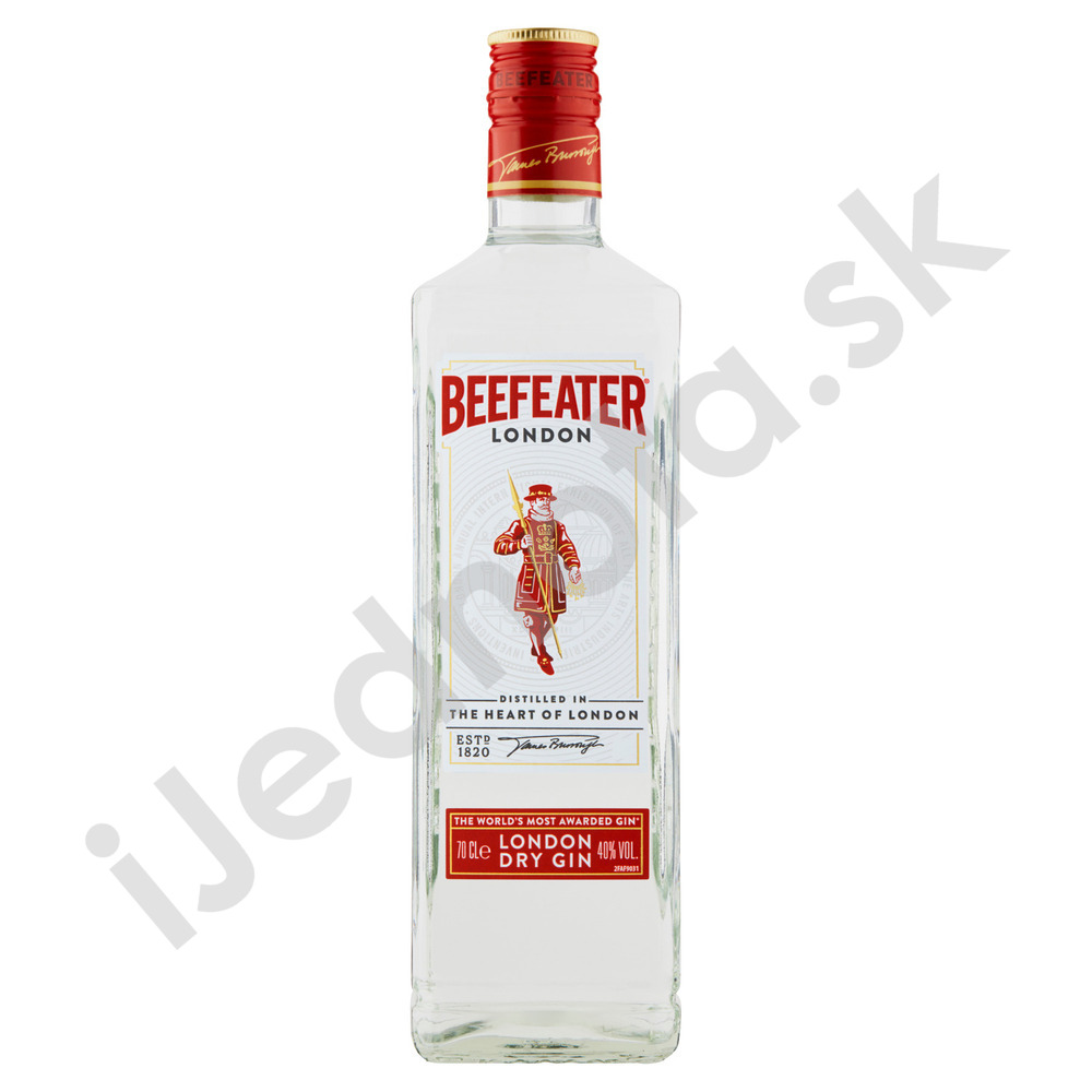 Beefater gin 40 % 0,7 l | COOP Jednota LC Sever - veľkoobchod