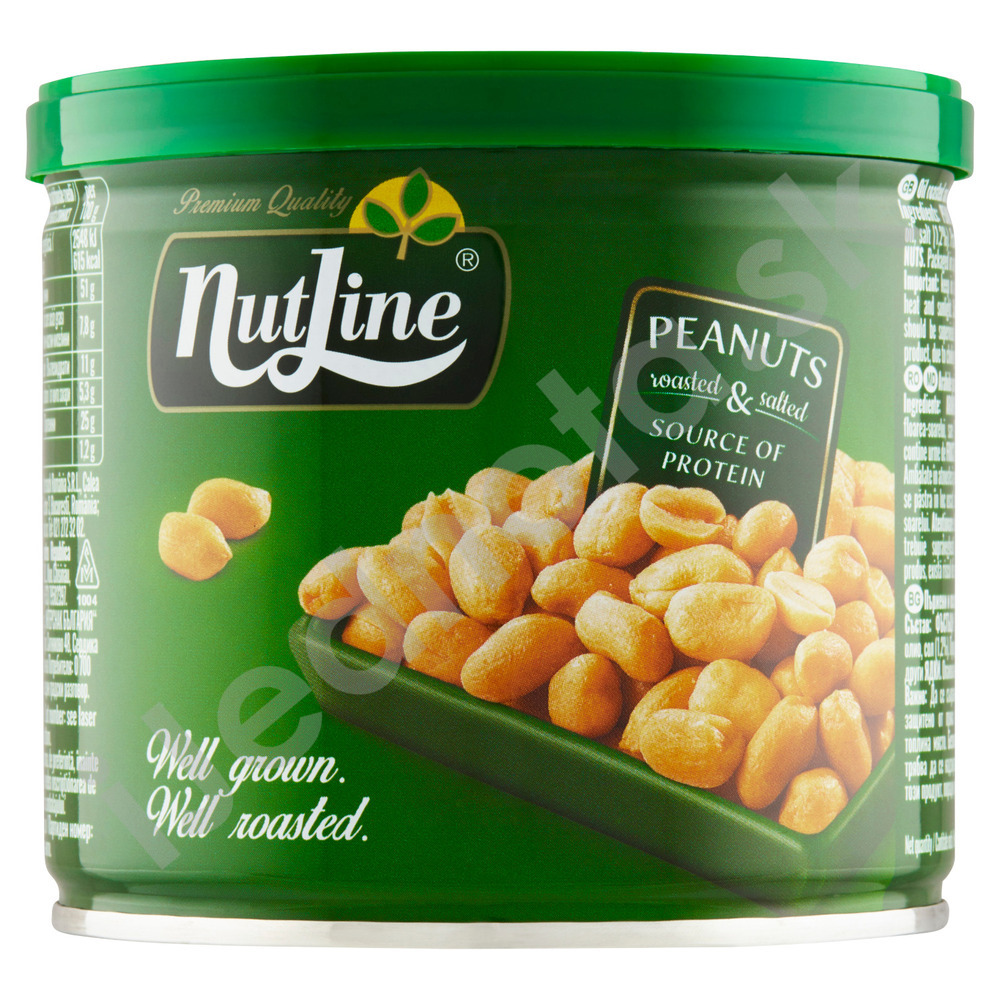 Nutline Pražené solené arašidy 135 g | COOP Jednota LC Sever - veľkoobchod
