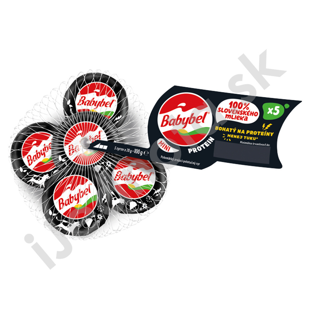 Babybel Protein 5 x 20 g | COOP Jednota LC Sever - veľkoobchod