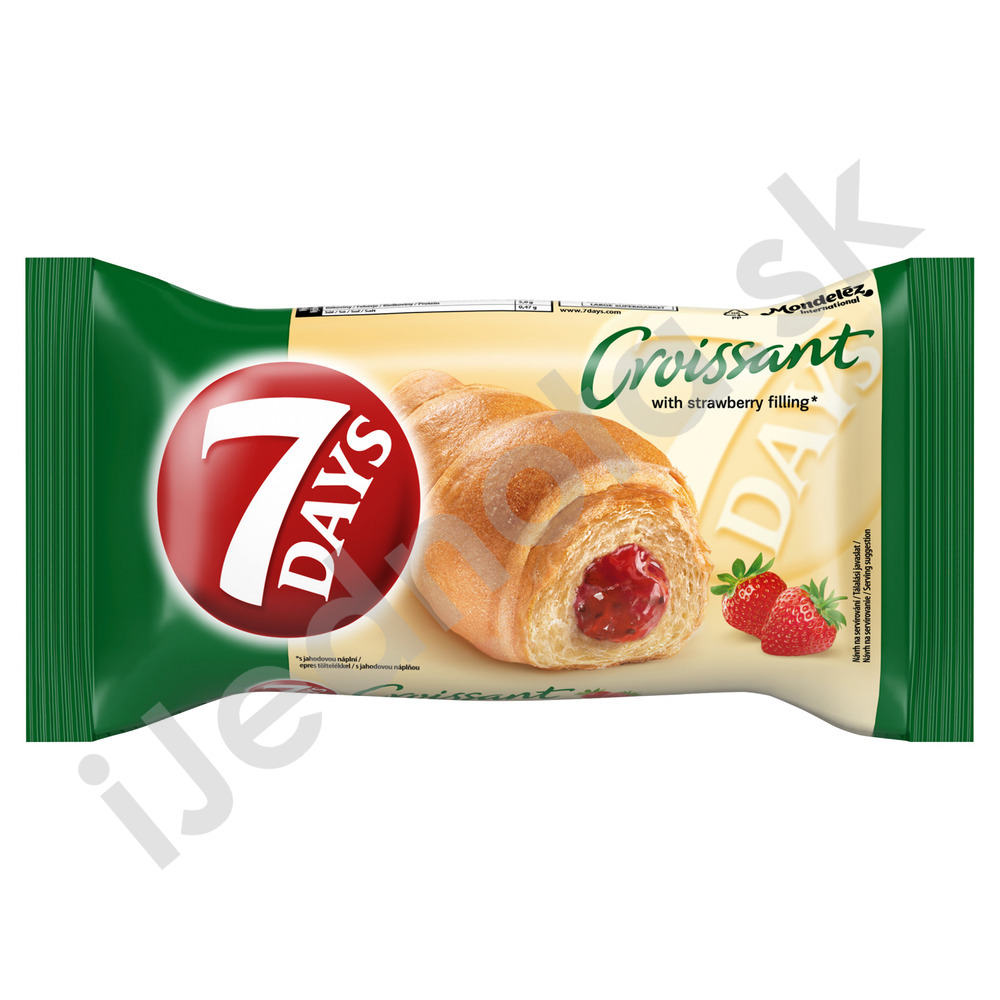 7 Days Croissant s jahodovou náplňou 60 g | COOP Jednota LC Sever ...